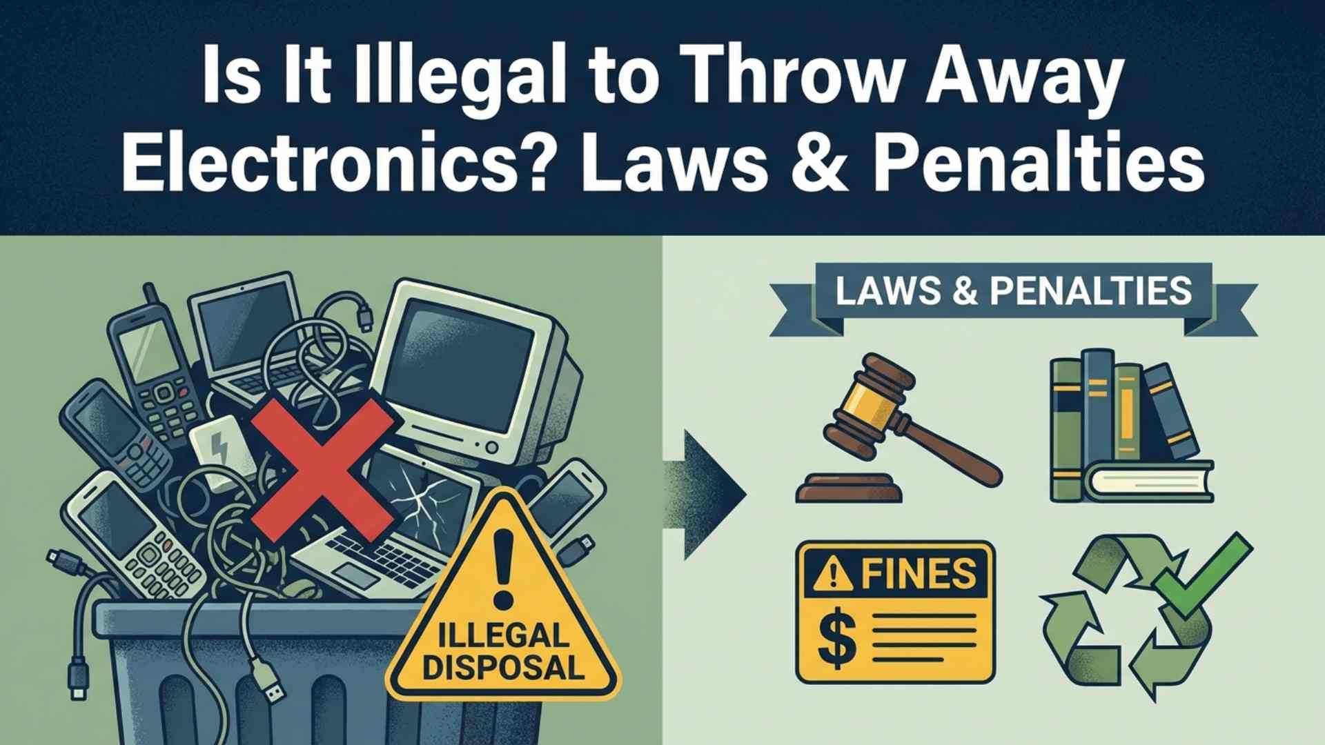 Is It Illegal to Throw Away Electronics? Laws & Penalties | Jay Hoehl Inc