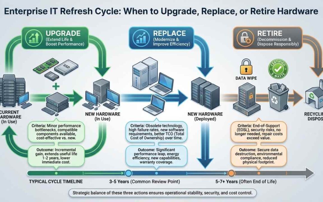 Enterprise IT Refresh Cycle Guide Upgrade vs Replace
