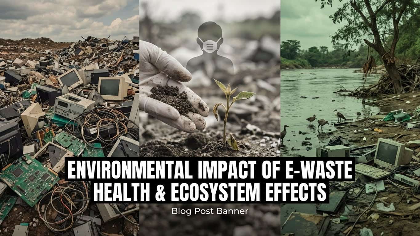 Environmental Impact of E-Waste Pollution, Health & Ecosystem Effects