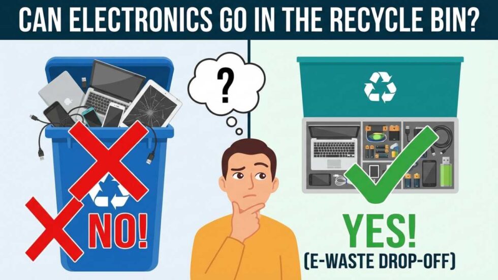 Can Electronics Go in Recycle Bin Phoenix AZ? | Jay Hohel Inc